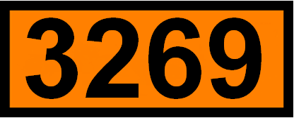 UN-Zusatzlabel nach IMDG mit Eindruck 3269 | UN-Zusatzlabel ...