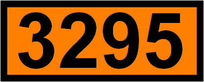 UN-Zusatzlabel nach IMDG mit Eindruck 3295 | UN-Zusatzlabel ...