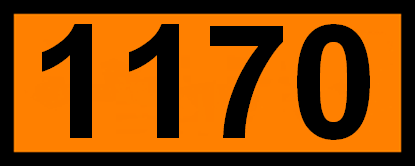 UN-Zusatzlabel nach IMDG mit Eindruck 1170 | UN-Zusatzlabel ...