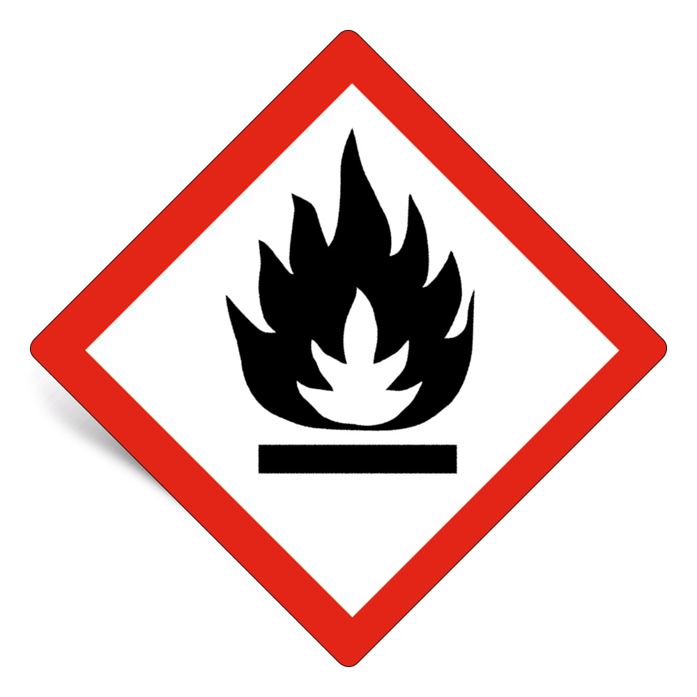 GHS02 "Flamme" ohne Signalwort | GHS-Etiketten | Balzer Label® | Balzer ...