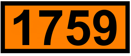 UN-Zusatzlabel nach IMDG mit Eindruck 1759 | UN-Zusatzlabel ...